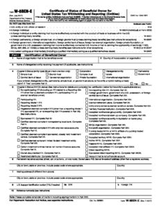 IRS Form W-8BEN-E - Homebridge Wholesale